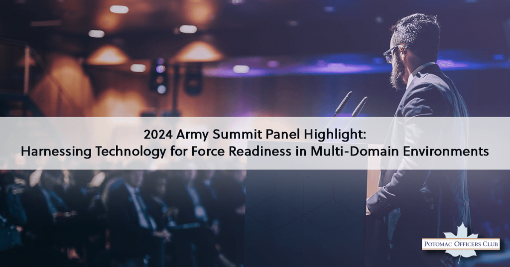 2024 Army Summit: Technology For Force Readiness In MDO
